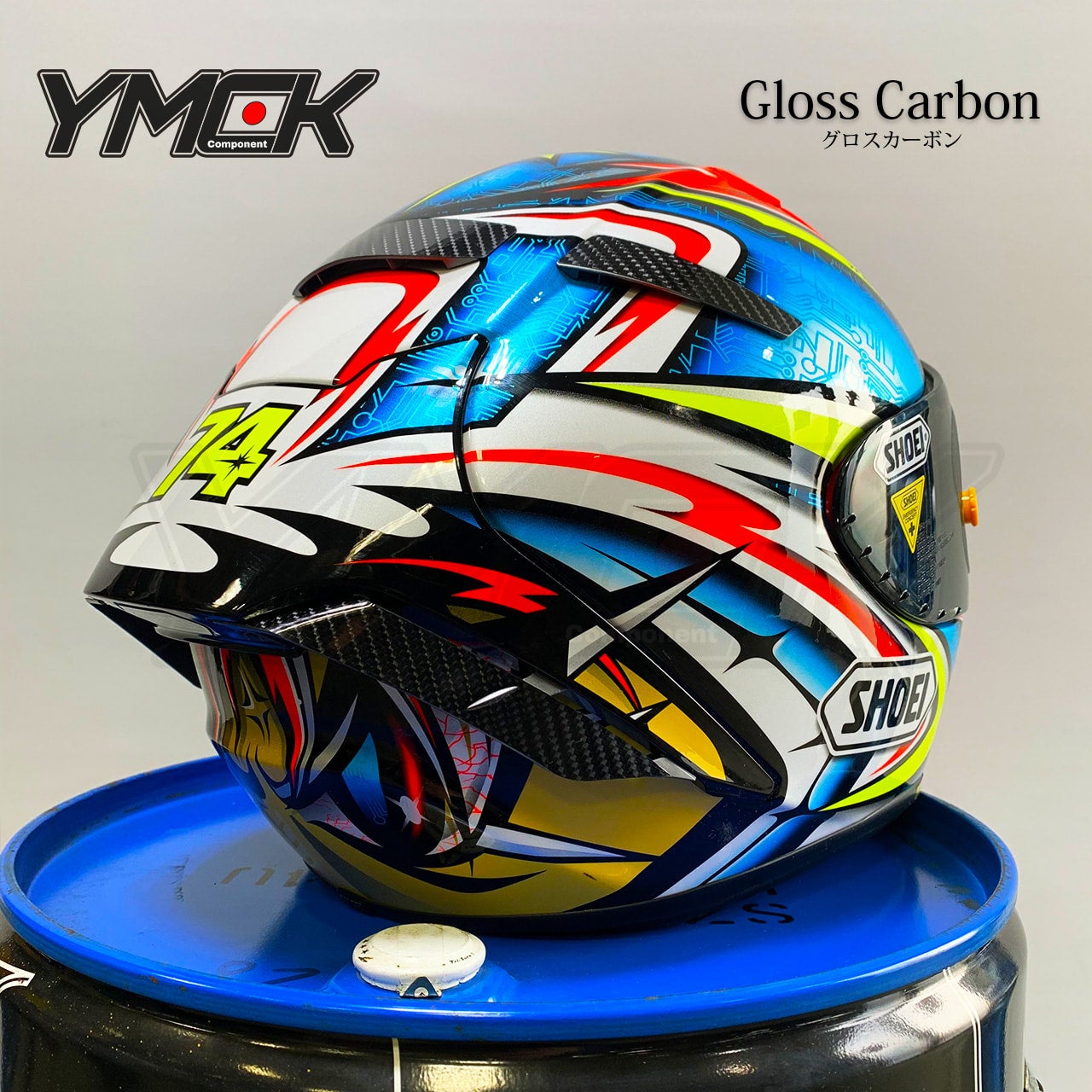 SHOEI(ショウエイ) X14専用 フラップデカールキット【X14D】 | YMCK Component（ヤマックコン ポーネント）